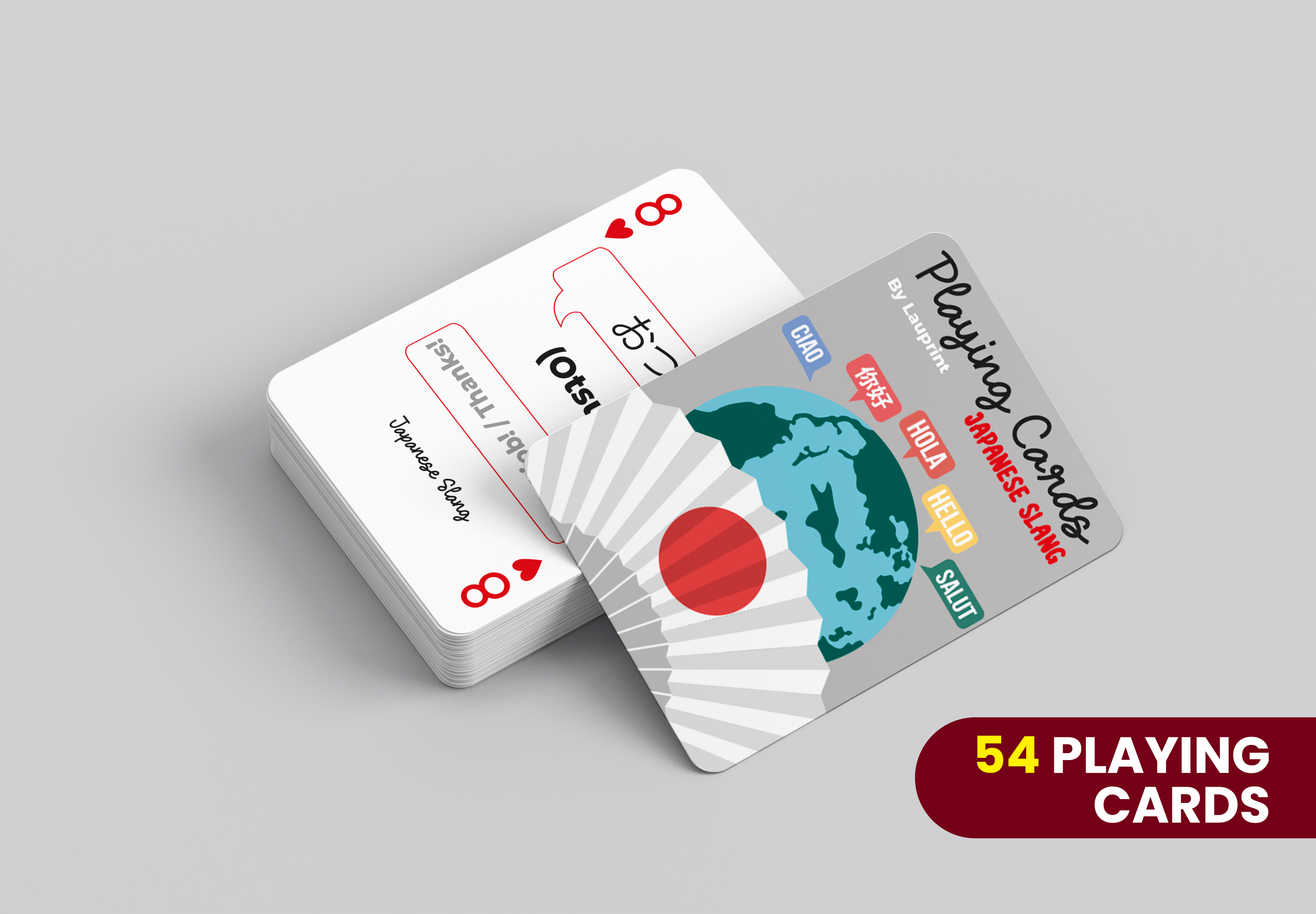 RUSH Japanese Slang Generic Playing Cards – Lauprint